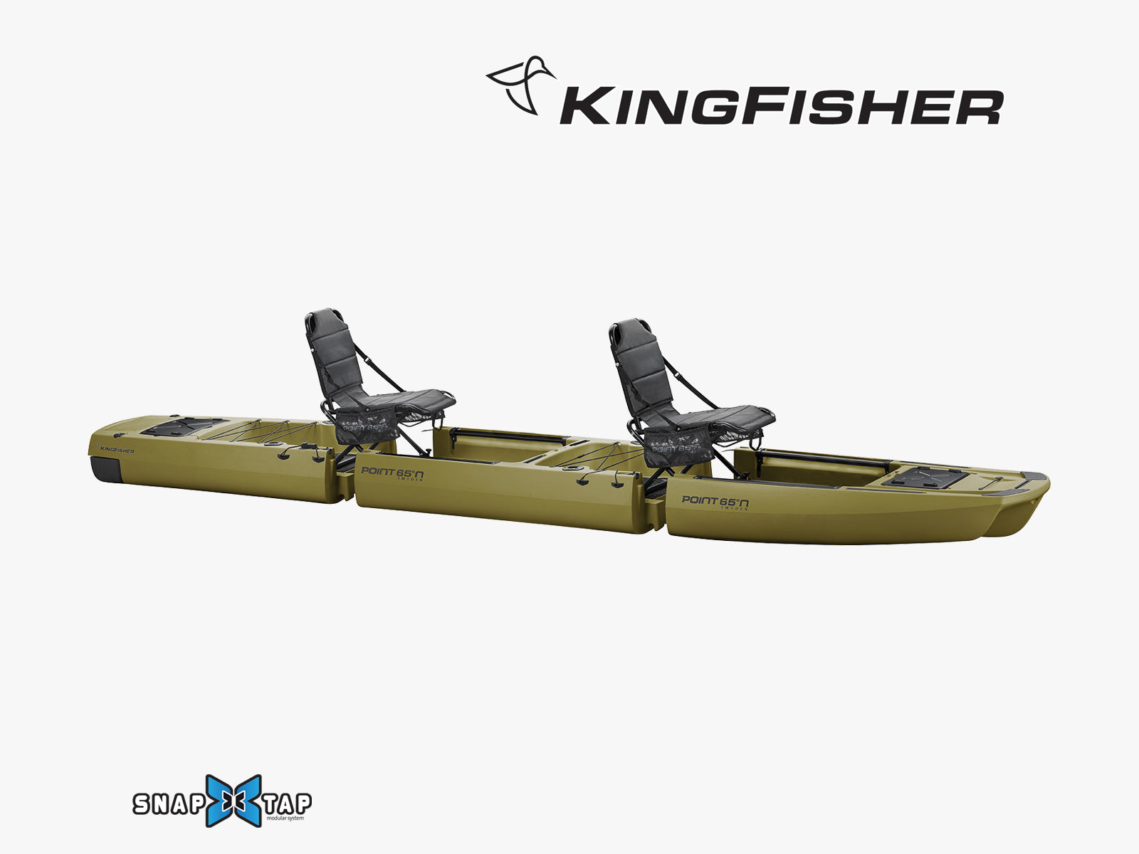Kingfisher - Modular Trimaran Fishing Kayak Take-a-part Point 65 Swe ...